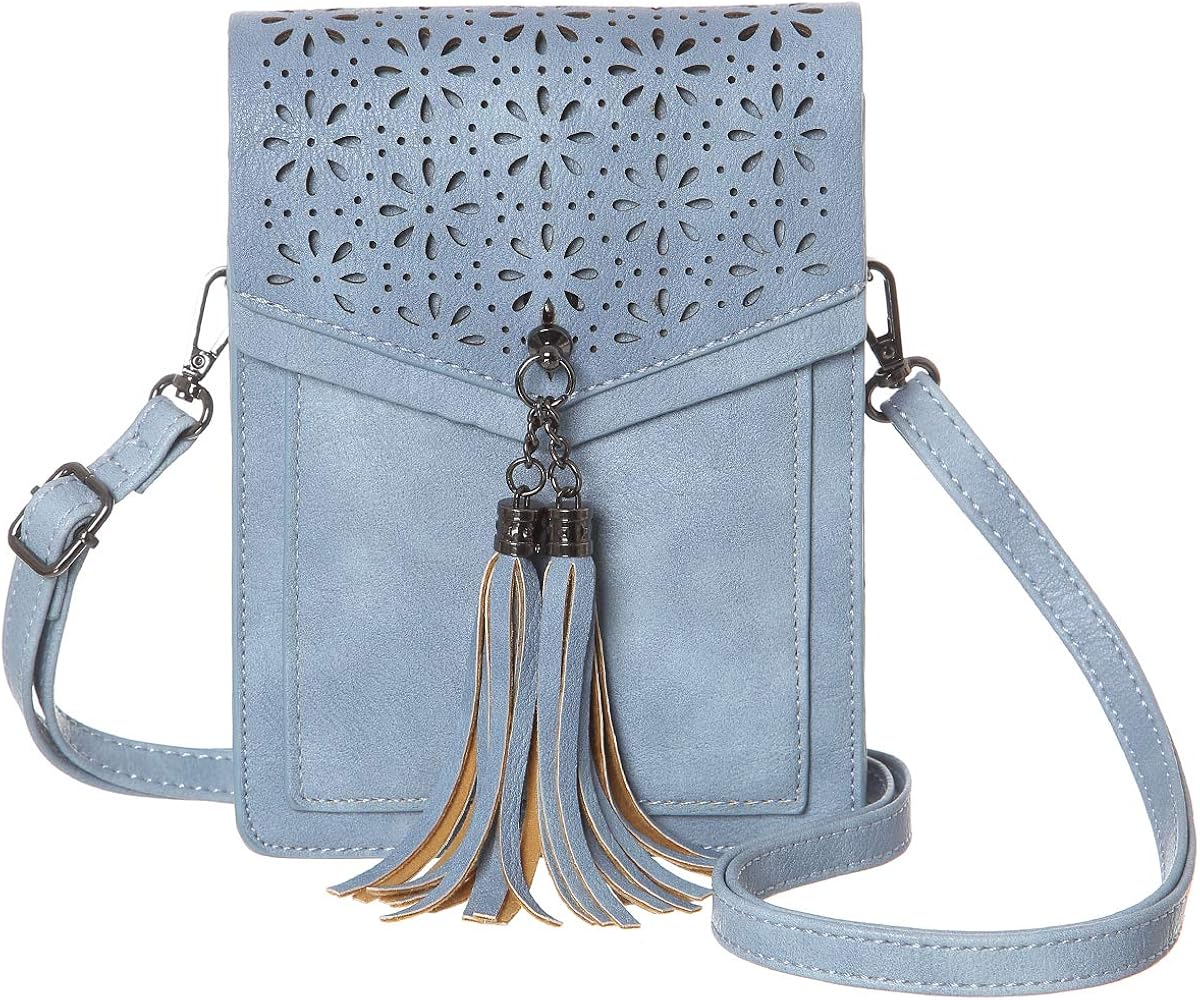MINICAT Damen Fringe Thicher Tasche Umhängetasche Handy-Portemonnaie ...