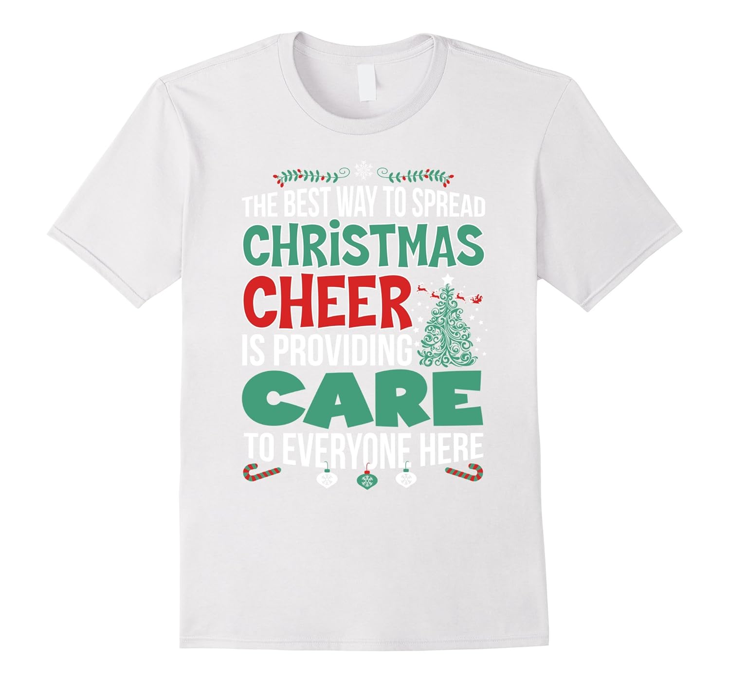 School Nurse – Christmas Cheer T-Shirt – Bgtee.com
