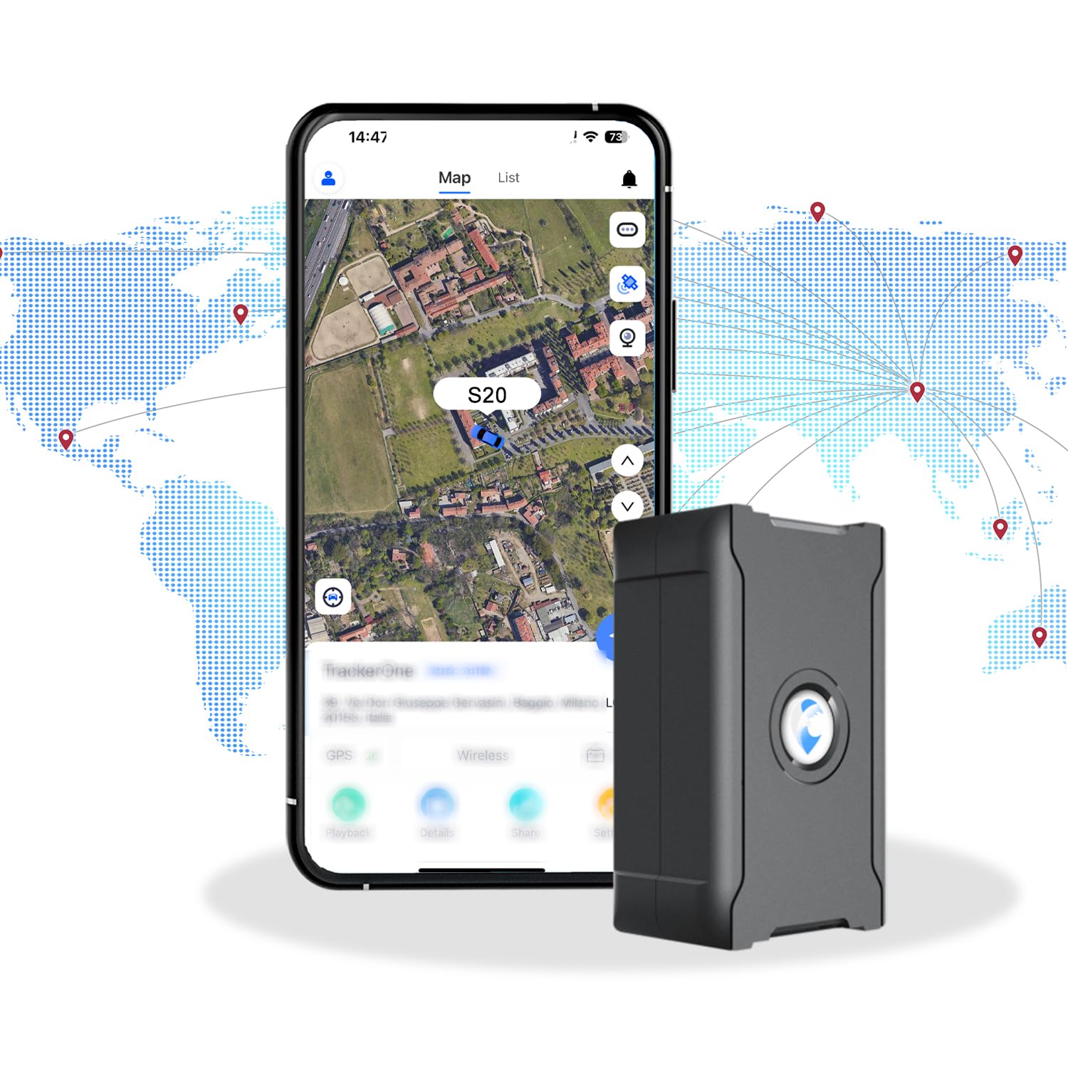 Mua WANWAYTECH 4G GPS Tracker, Car Trackers, GPS Tracker for Vehicle ...