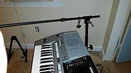 Amazon.com: On Stage KSA7575 Universal Keyboard Stand Microphone ...