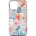 Amazon.com: Beachy Blue Coquette Coastal Collage Preppy Cute Aesthetic Case for iPhone 12 mini ...