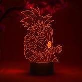 Otaku Lamps Goku Ultra Instinct Dragon Ball Super – Anime Lamp Figure ...