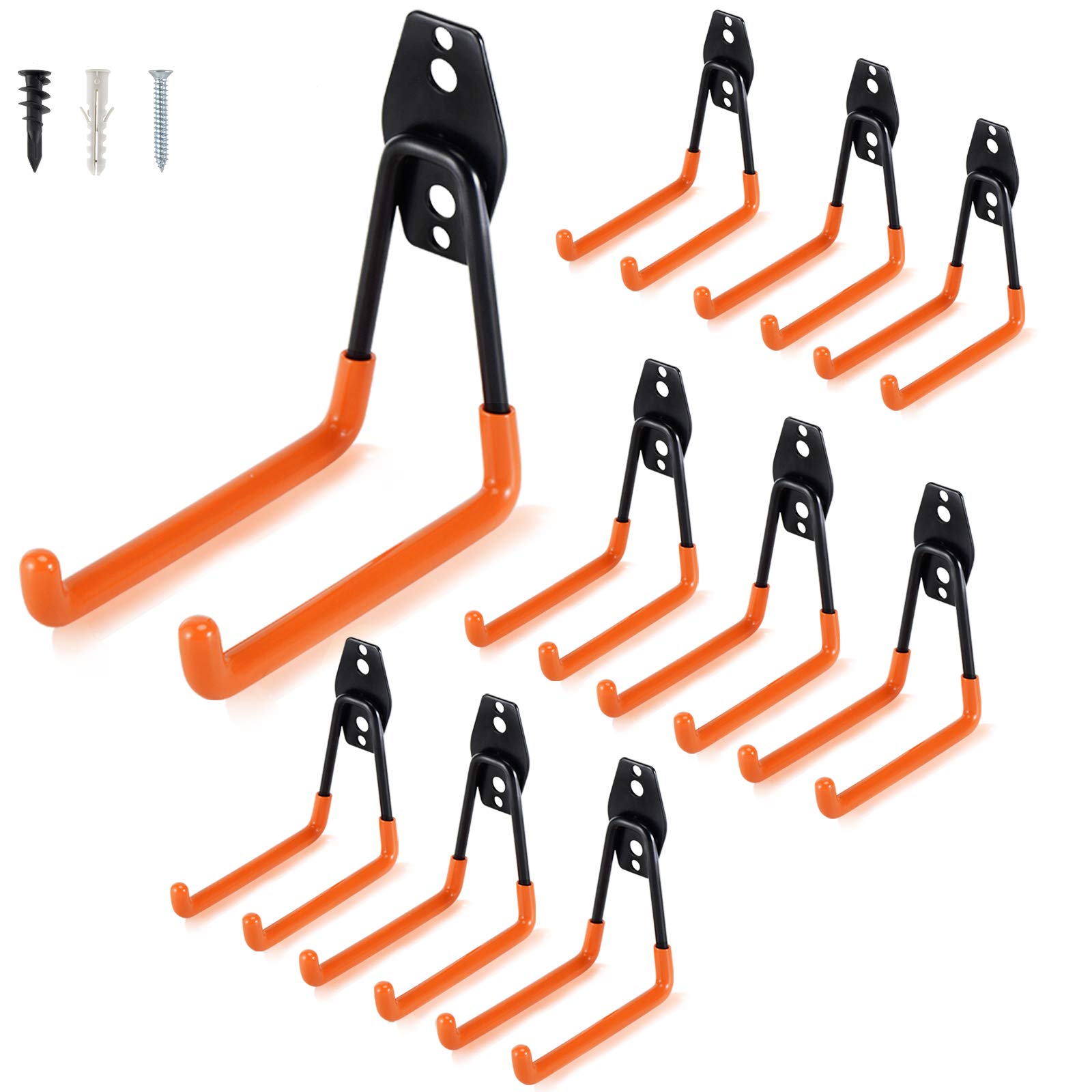 AOBEN Garage Hooks Heavy Duty, Steel Garage Storage Hooks, Utility Tool ...