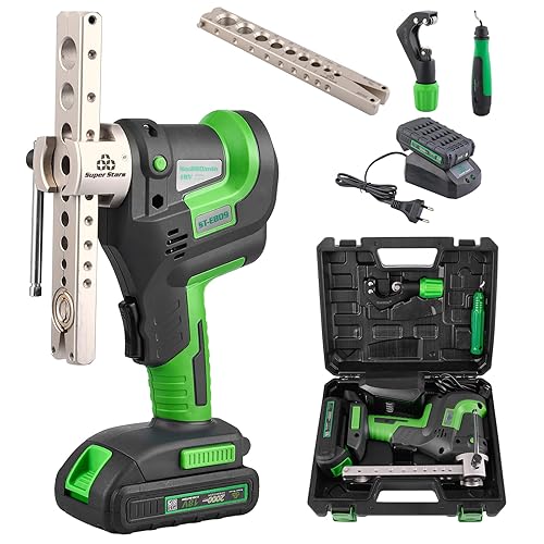 Super Stars Cordless Electric Flaring Tool Kit, 1/4"–3/4" HVAC Copper ...