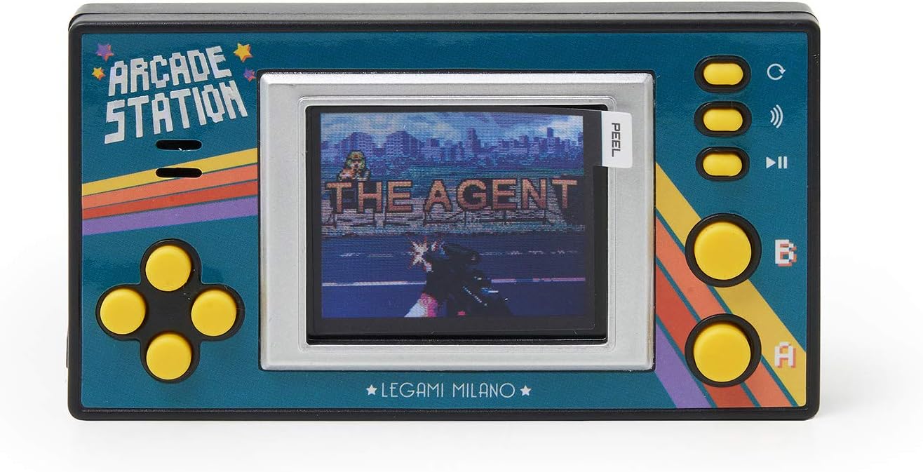 Legami HHG0001 Ties-Arcade Station-Mini Portable Console – BigaMart