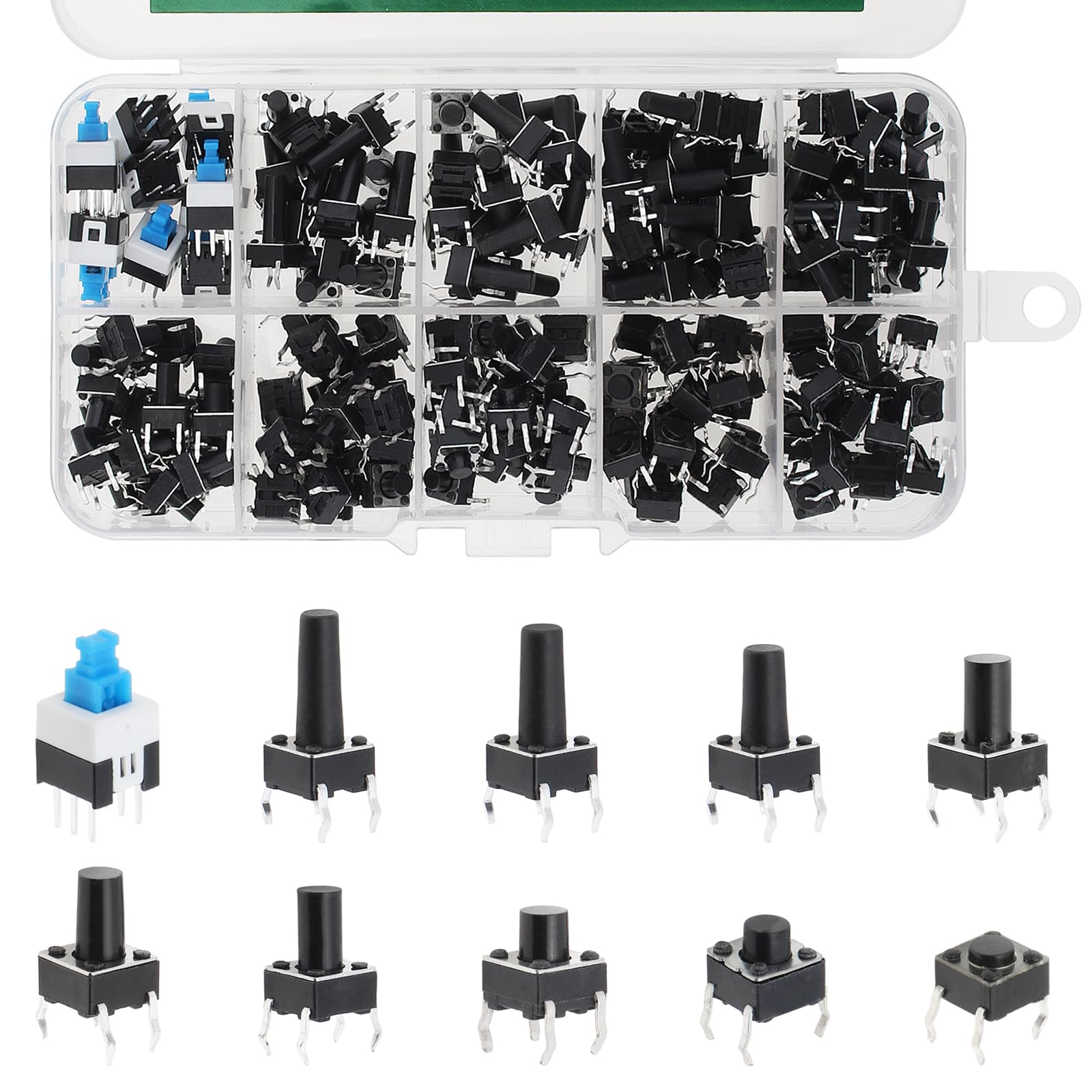 Mua Tact Switch Tactile Push Button Micro Momentary Switch 10 Values ...