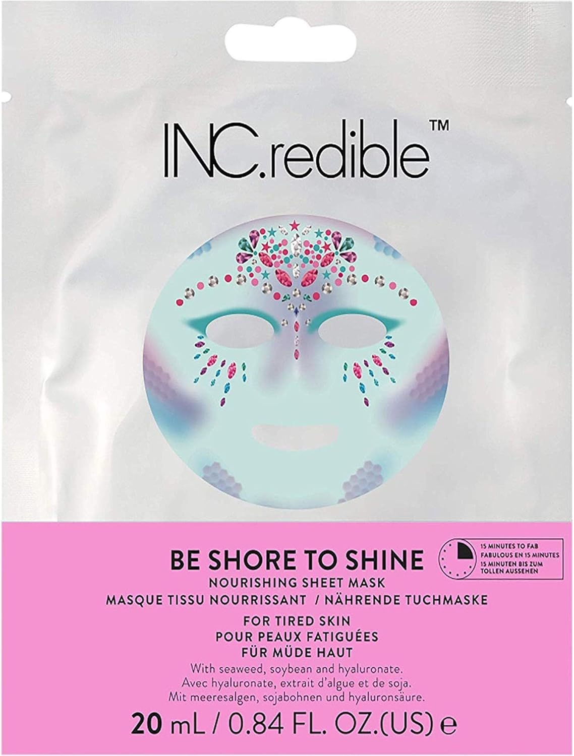 INCle Be Shore To Shine Nourishng Sheet Mask – BigaMart