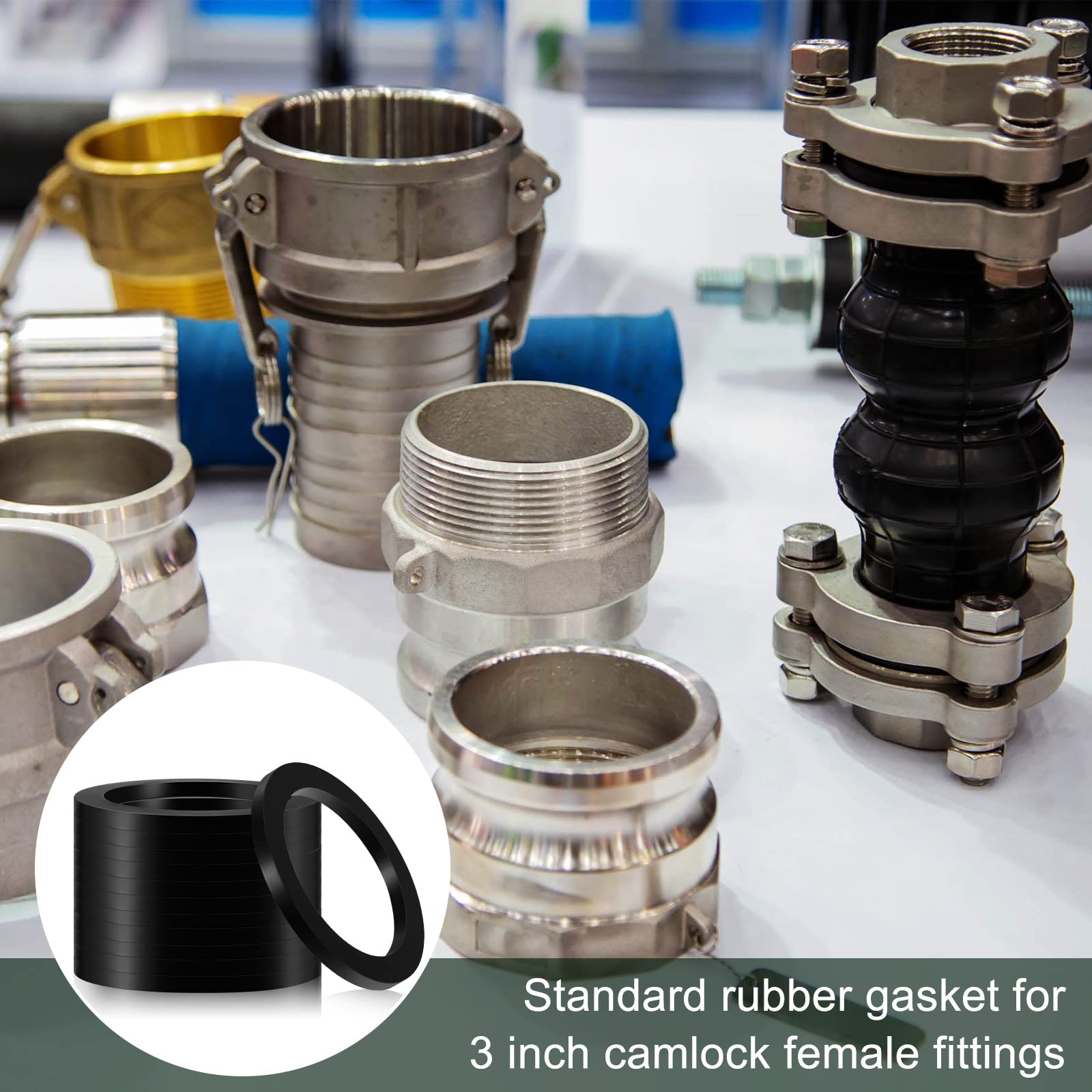 Mua 20 Pack 3" Camlock Gasket Fitting Cam Lock Hose Seal for Female ...