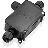 Lemonbest 2pcs Waterproof Outdoor External 2 Way PG9 Electrical ...