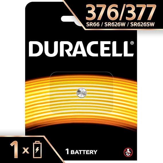 Duracell 376/377 1.5V Watch Battery: Amazon.co.uk: Electronics