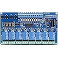 DC 8-36V 8-Channel Multifunction Time Delay Relay Interface Board ...