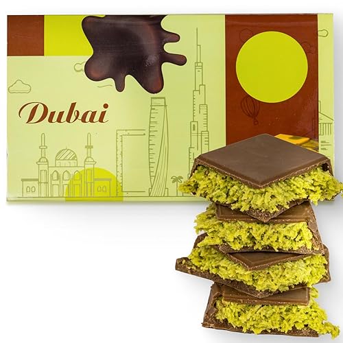 Dubai Chocolate Bar with Pistachio – 7 oz – Handmade Viral Dubai ...