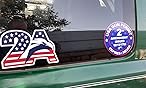 Amazon.com: 2A Second Amendment Patriotic Eagle Sticker - Window ...