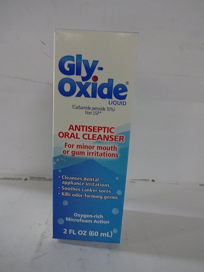 Amazon.com : Gly-Oxide Liquid Antiseptic Oral Cleanser 2 oz (Pack of 3 ...