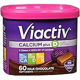 Amazon.com: Viactiv Calcium Plus Vitamin D Supplement Soft Chews, Brown ...