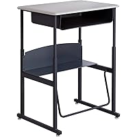 Amazon.com: Safco Products Alphabetter Stand-Up Desk and Footrest Bar ...