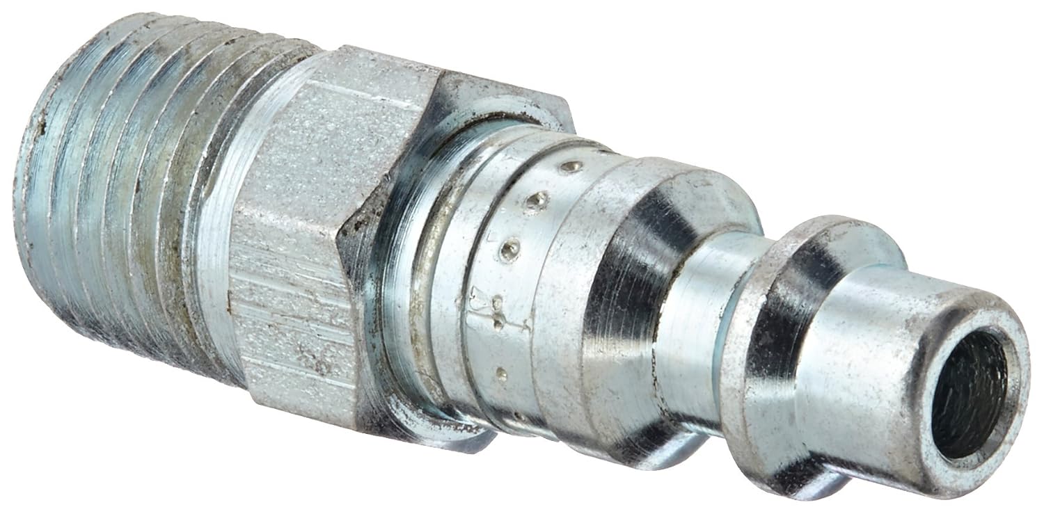 Dixon Valve D2M2 Steel Industrial Interchange Pneumatic Fitting, Nipple, 1/4" Coupling x 1/4 ...