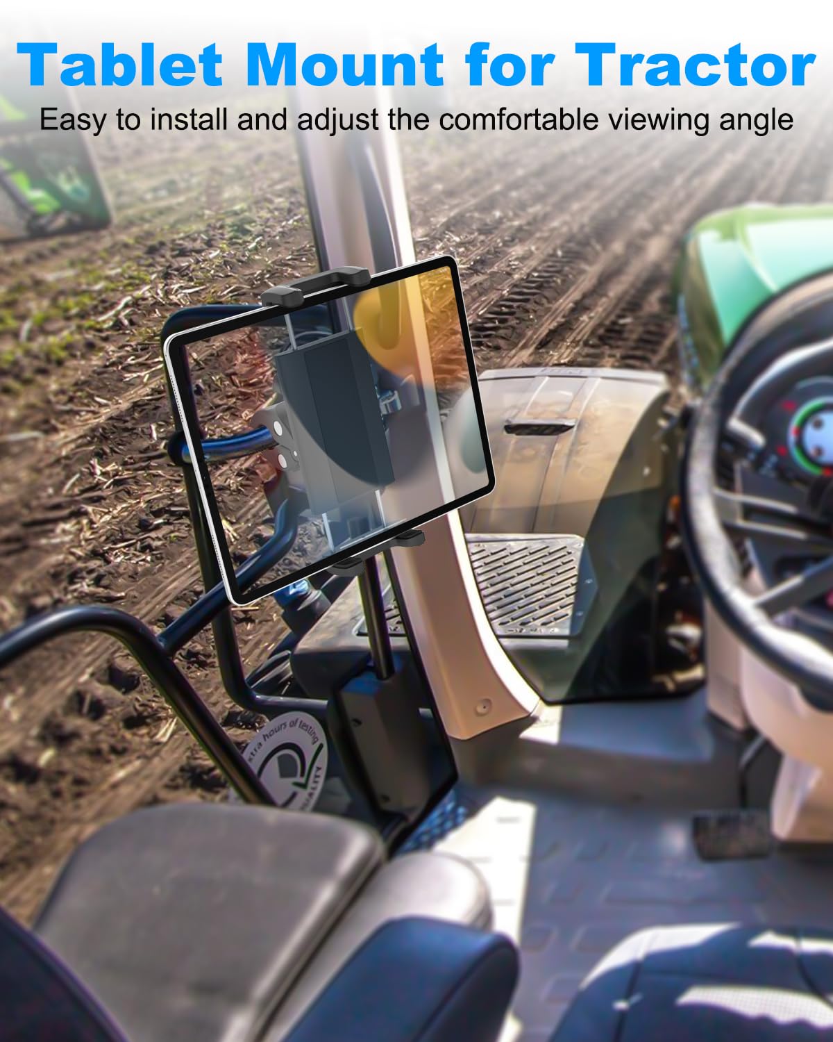 Mua Aozcu Tractor Tablet Clamp Mount, Stable Tablet Holder for Forklift ...