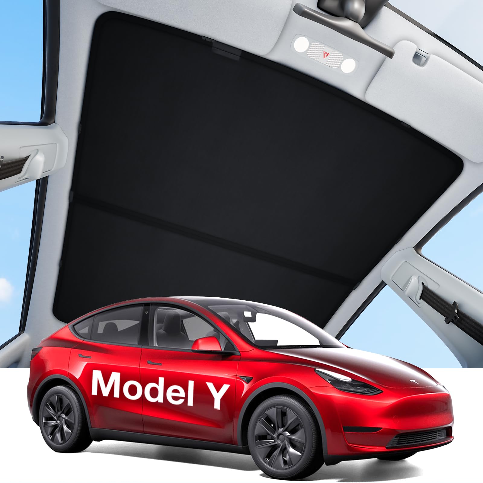 Mua 2024 Upgrade Tesla Model Y Sunshade Roof [Never Sag, Nano Ice ...
