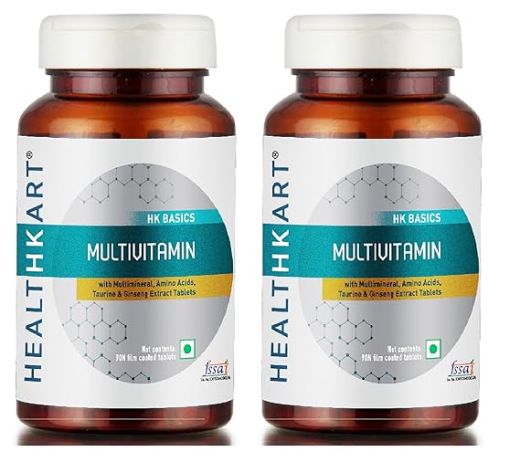 Buy HealthKart Multivitamin with Ginseng Extract, Taurine and ...