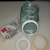 Amazon.com - Bormioli Rocco Jar Replacement Gaskets (Set of 6): 3.5 ...