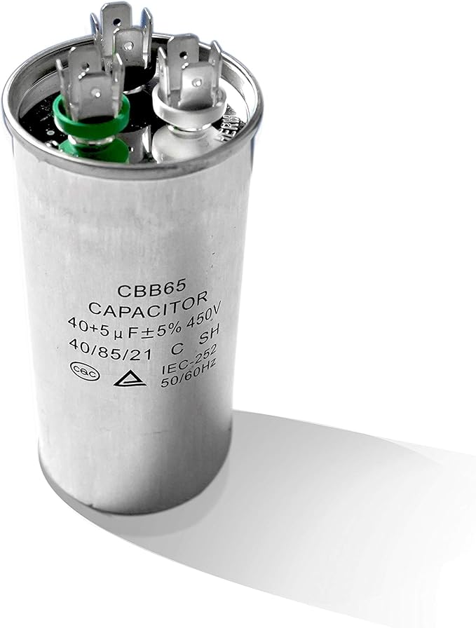 Amazon.com: CBB65 Dual Pump/Motor Run Capacitor, 40+5 uF +5%, 450VAC, C ...