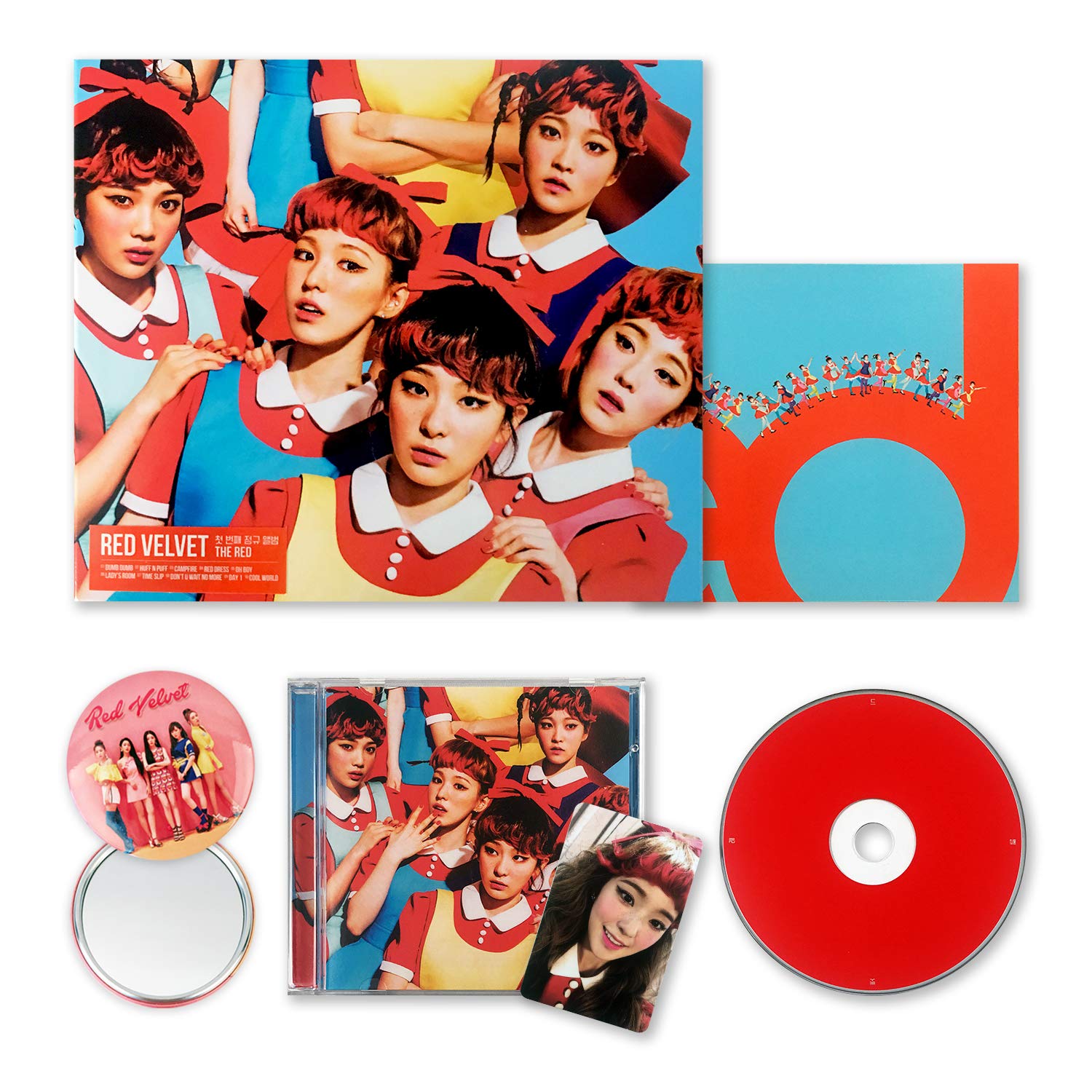 RED VELVET 1st Album - CD + Photobook + Photocard + FREE GIFT / K-POP ...