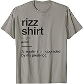 Amazon.com: Funny Rizz Gen Z Gen Alpha Slang Charisma Meme Rizz T-Shirt ...