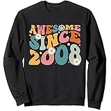 Amazon.com: Awesome Since 2008 16th Birthday Retro Gifts Born In 2008 T ...