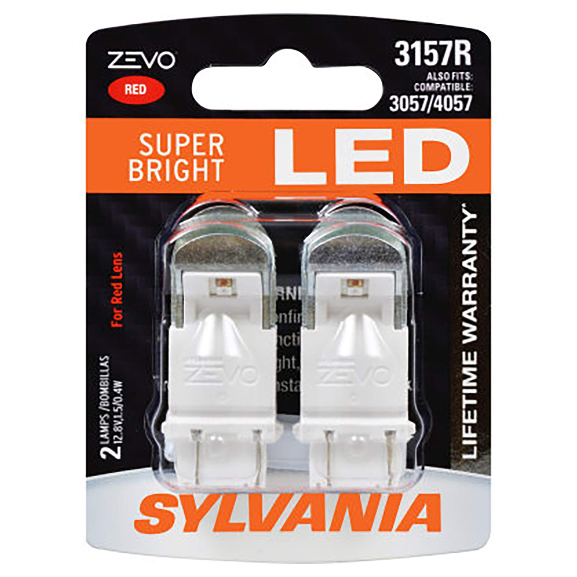 Mua SYLVANIA 3157 ZEVO LED Red Bulb - Bright LED Bulb, Ideal for Stop ...