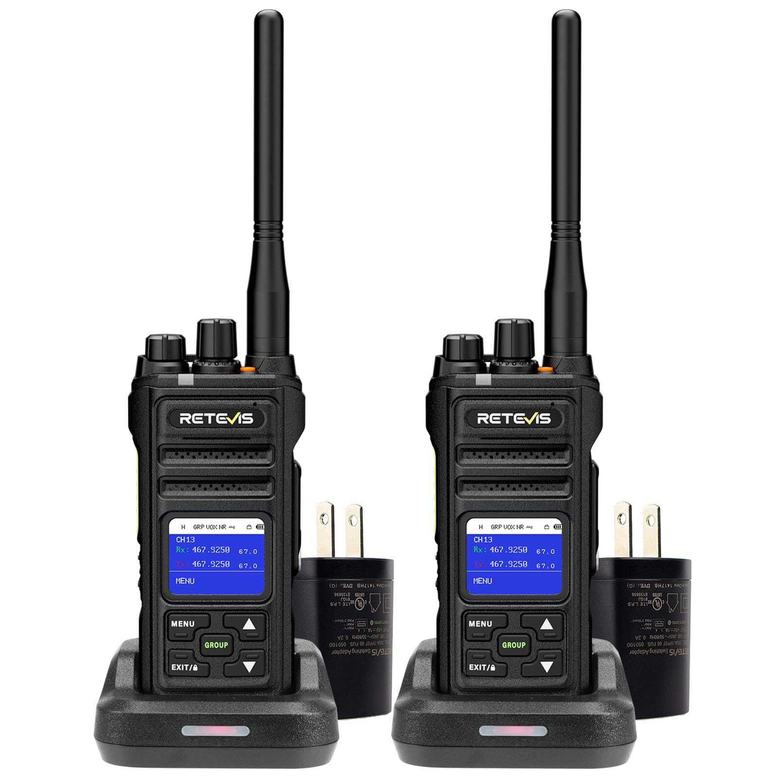 Retevis NR30S Long Range Walkie Talkies, Waterproof GMRS Two Way Radio ...