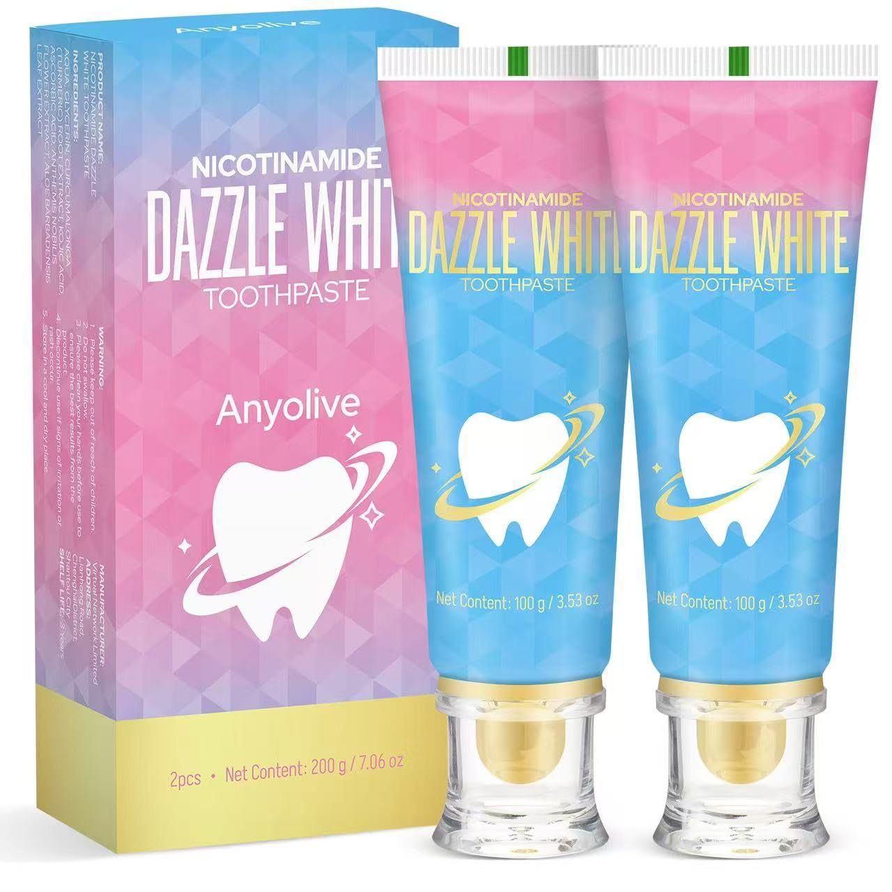 Niacinamide Whitening Toothpaste – Stain Removal, Fresh Breath, Gum ...