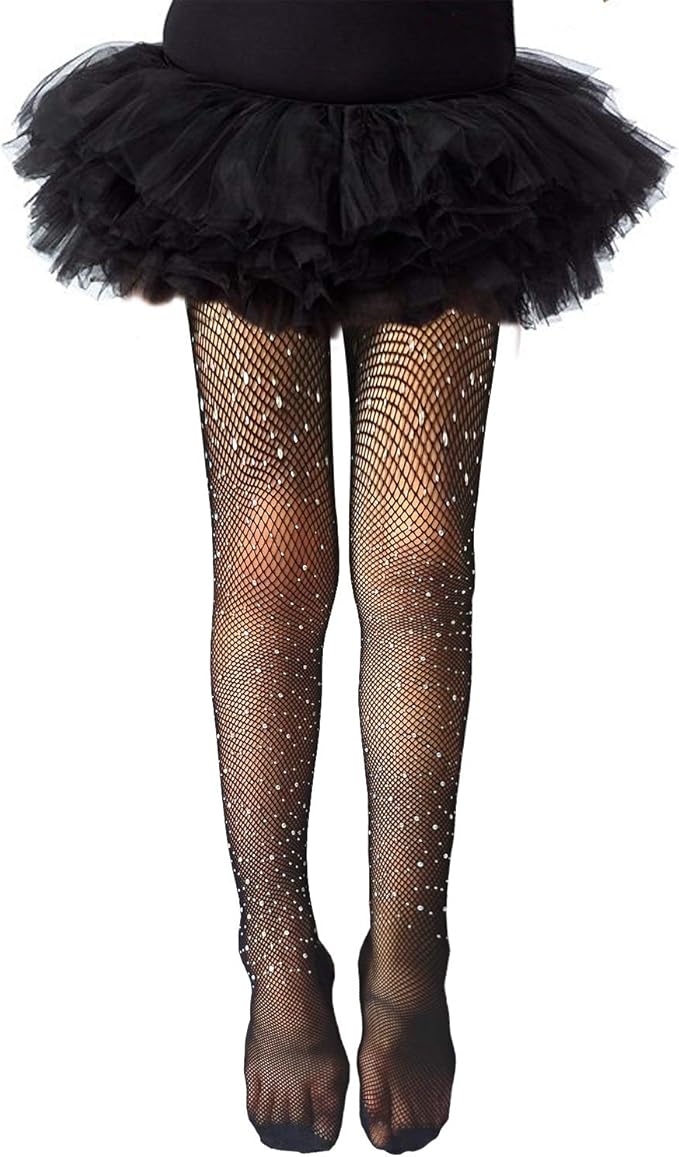 Amazon.com: LUCKELF Girls Tights Children's Fishnet Tight 12 Colors ...