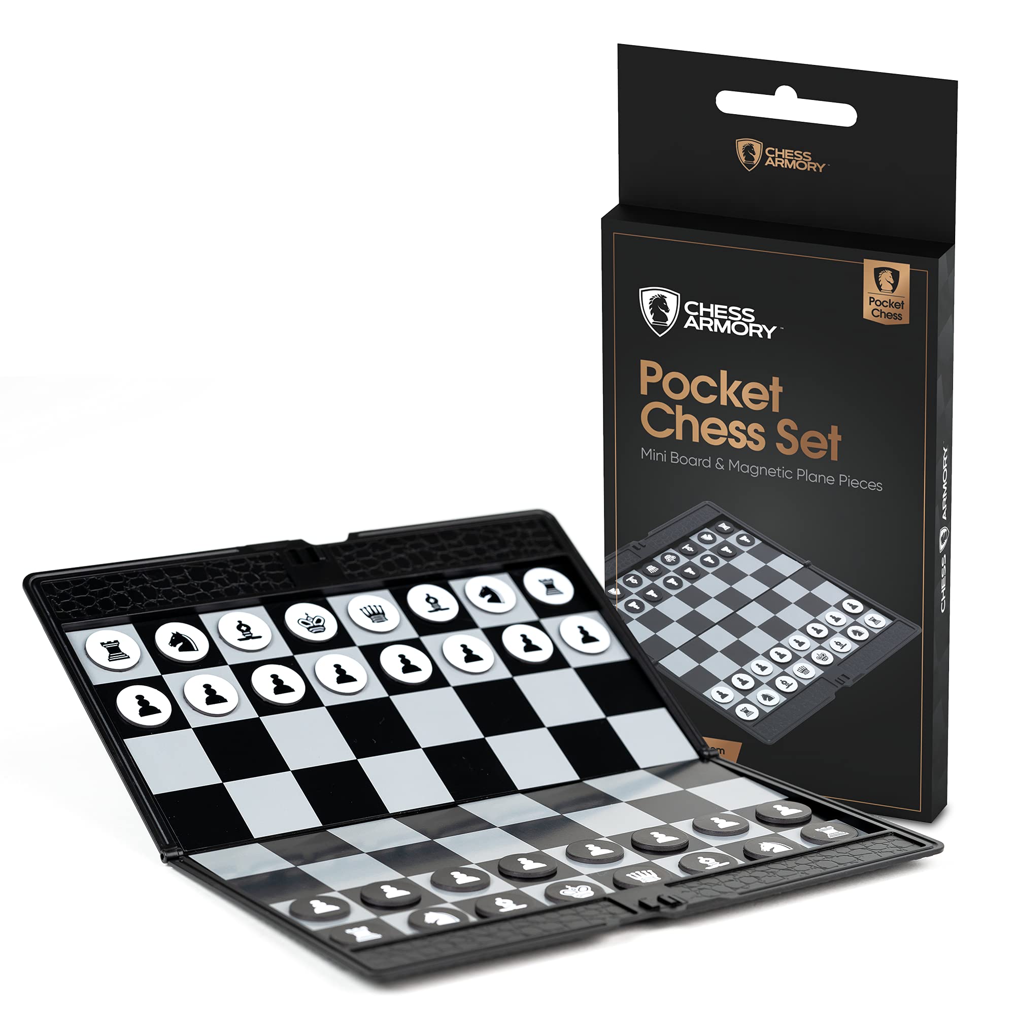 Mua Chess Armory Pocket Chess Set - Portable Mini Chess Set for Adults ...