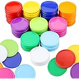 Amazon.com : Shapenty 10 Colors Small Plastic Learning Counters Disks ...