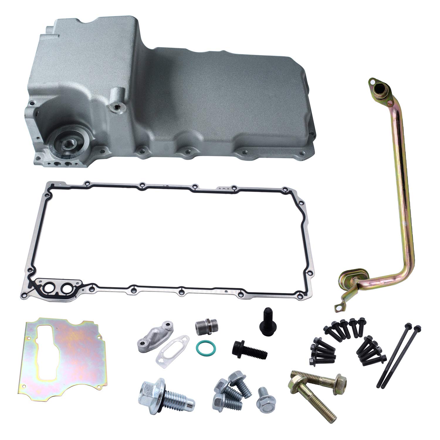 302-1 Aluminum LS Swap Retrofit Oil Pan Rear Sump 302-1 Compatible for ...