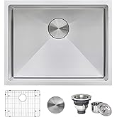 Ruvati RVH8000 Drop-in Overmount 33" x 22" Kitchen Sink 16 Gauge ...