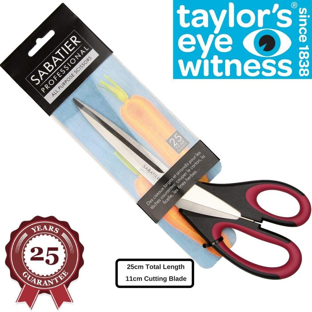 Heavy Duty All Purpose Scissor – Sabatier Professional 25cm/10”. Soft ...