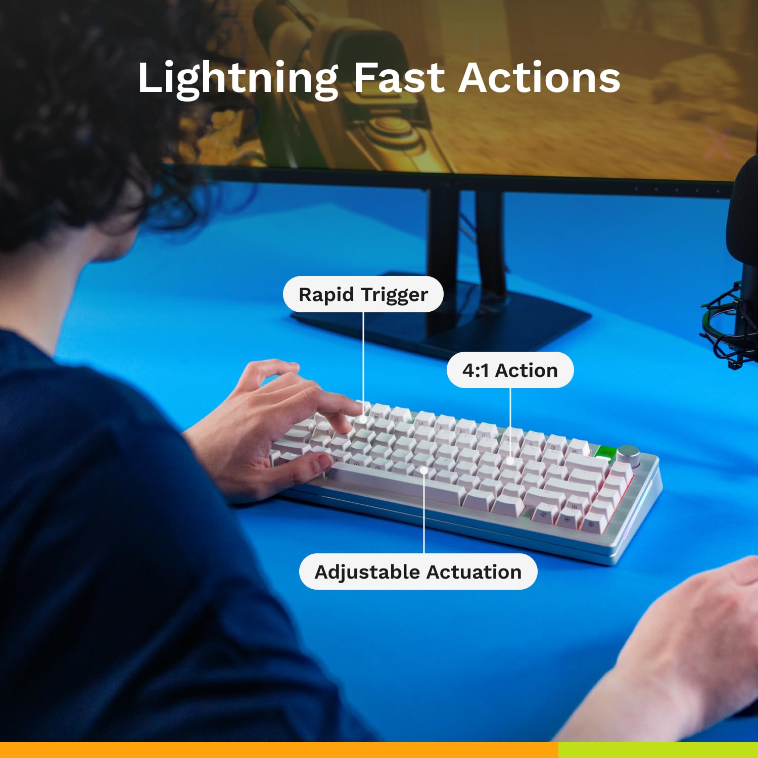 Mua Glorious Gaming - GMMK 3 PRO HE: Wireless Gaming Keyboard Rapid ...