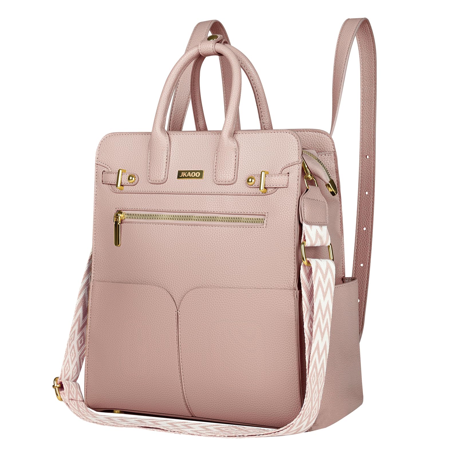 JKAOO Backpack Purse for Women PU Leather Travel Backpack, 4 in 1 ...