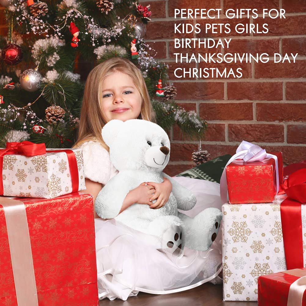 Mua LotFancy Teddy Bear Stuffed Animal, 20 inch, White Teddy Bear Plush ...