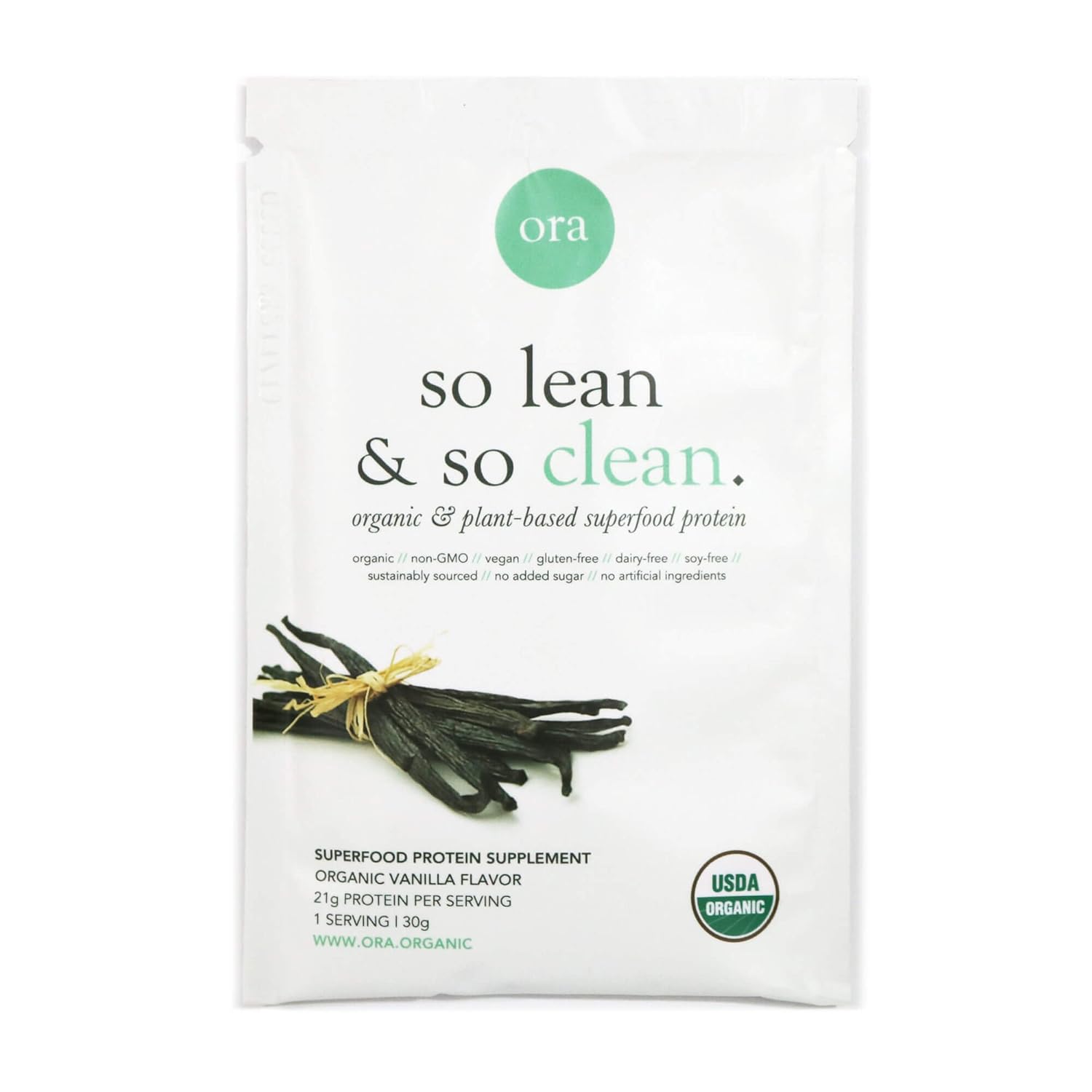Amazon.com: Ora Organic Plant-Based Protein Powder - So Lean and So ...