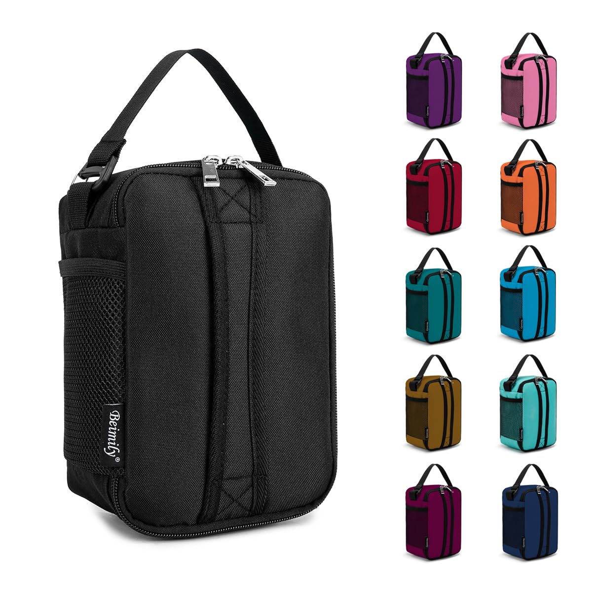 BEIMILY Mini Insulated Lunch Bag for Women Men, Portable Refrigerated ...