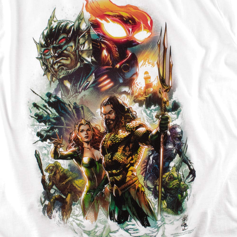 Popfunk Aquaman Movie Jason Momoa King Of Atlantis T Shirt & Stickers ...