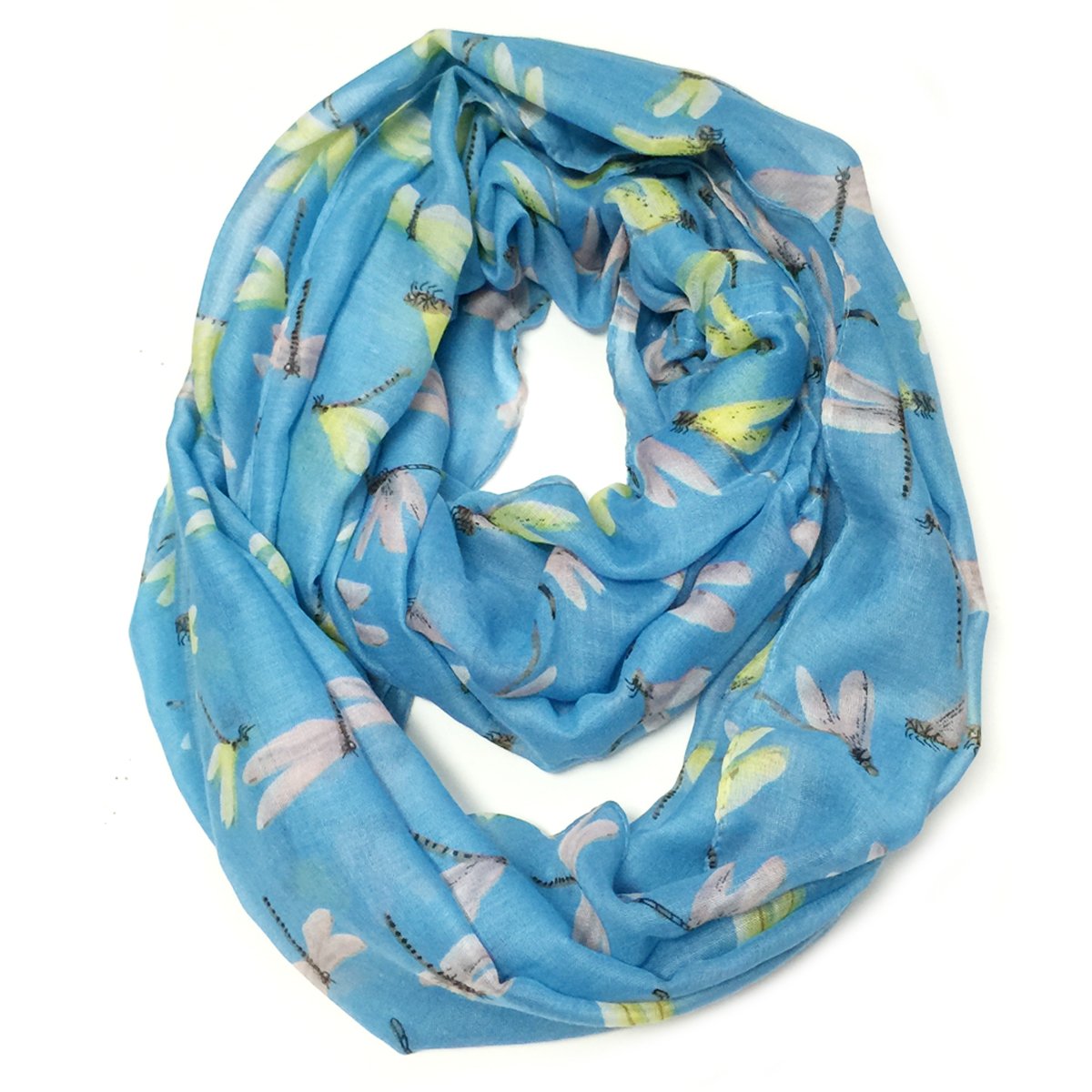 ALLYDREW Lightweight Dragonfly Infinity Circle Scarf | Buy Scarves and ...