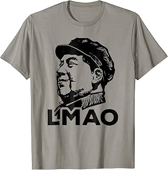 Amazon.com: Laughing Mao Shirt China Chairman Zedong T-Shirt: Clothing