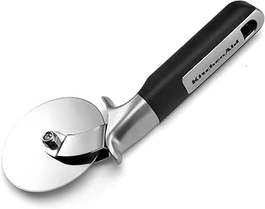 Amazon.com: KitchenAid Gourmet Soft Handle Pizza Wheel, Black: Pizza ...
