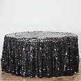 Amazon.com: Efavormart 120" Big Payette Sparkly Sequin Round Tablecloth for Wedding Banquet ...