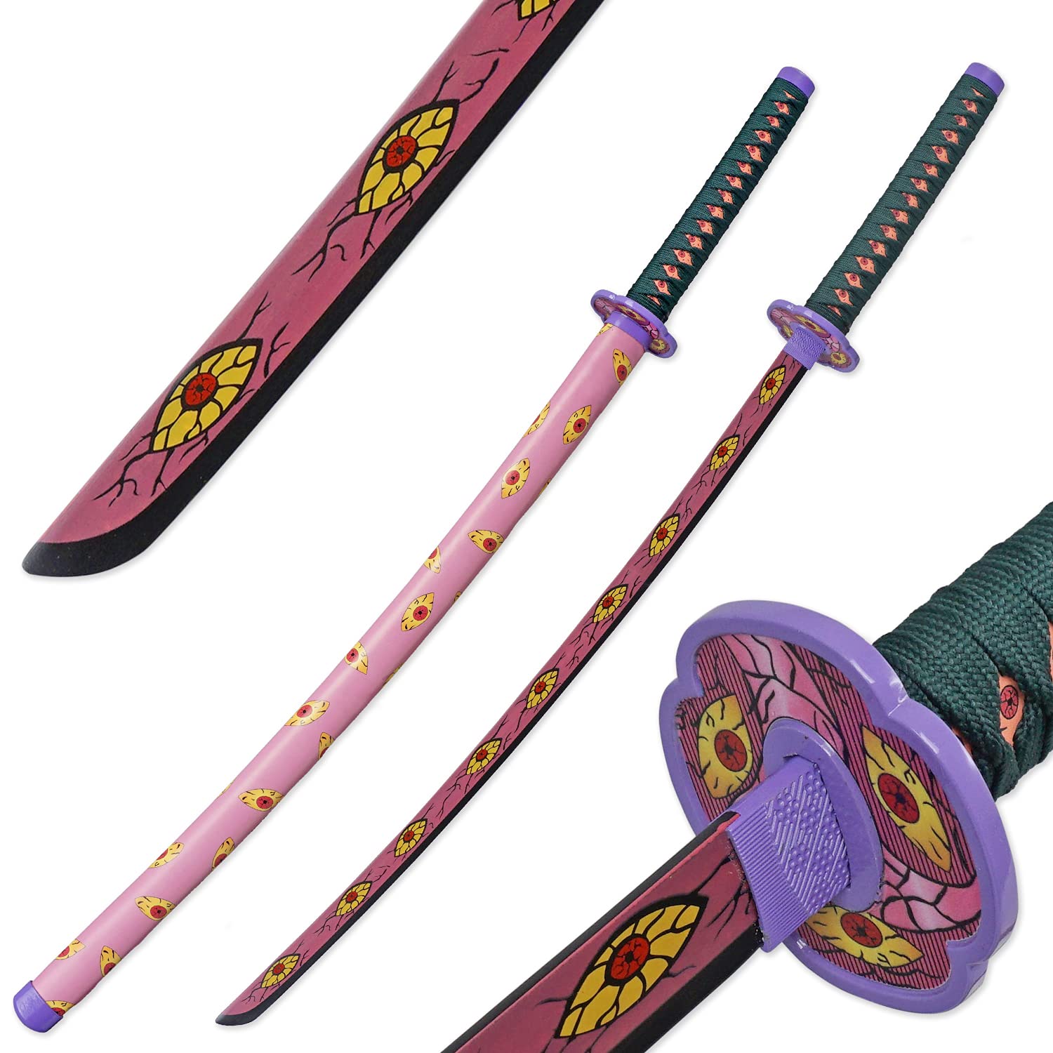 Buy Zisu Carbon Steel Demon Slayer Kisatsutai Katana, Hashira Pillars ...