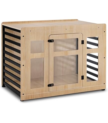 Hidden Dog Crate Buffet Table